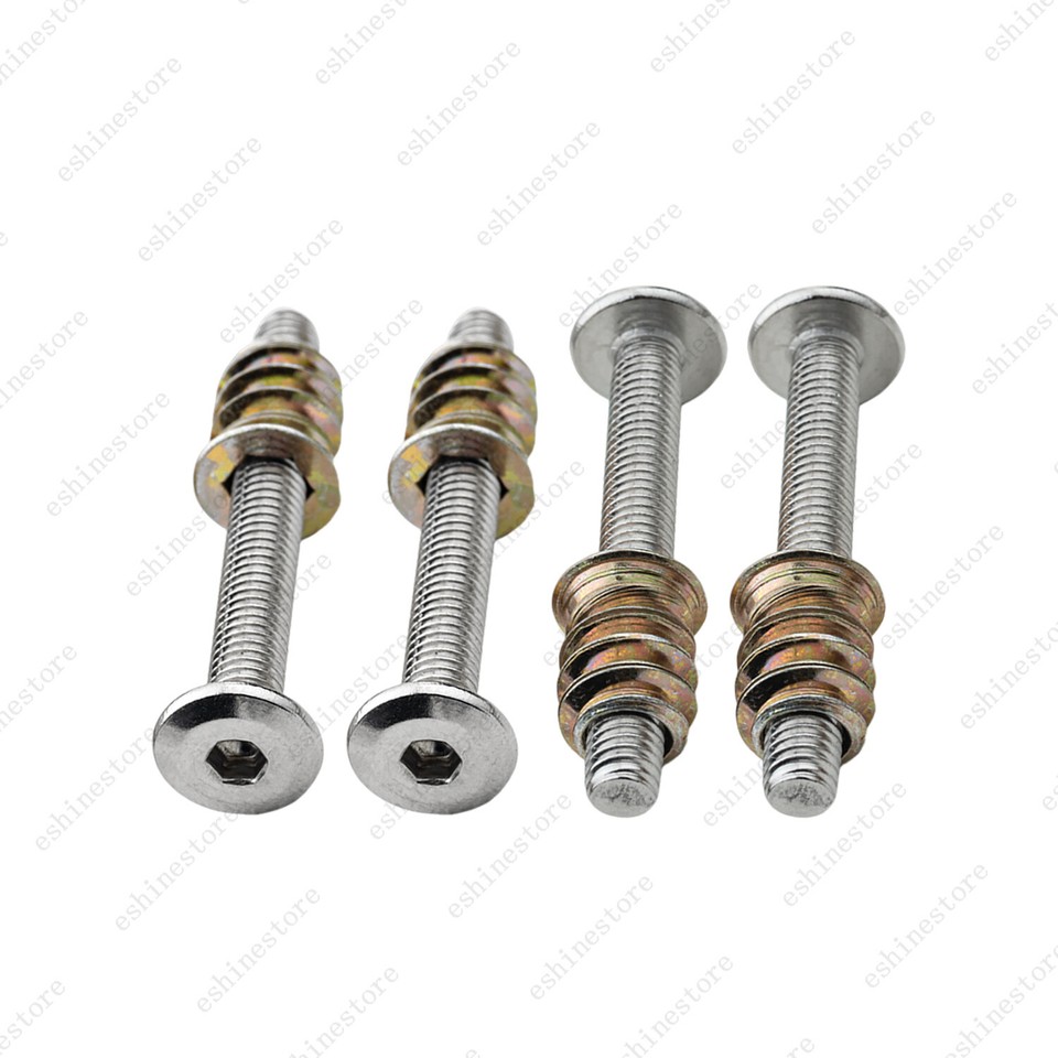 4 Pcs Stainless Steel Guitar Neck Screws&Inserts Kit for Bolt-On Guitar ...