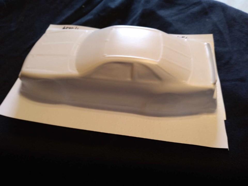 1/24 SCALE SLOT CAR BODY CLEAR 1988-89 NASCAR T- BIRD WITH WINDOW MASK ...