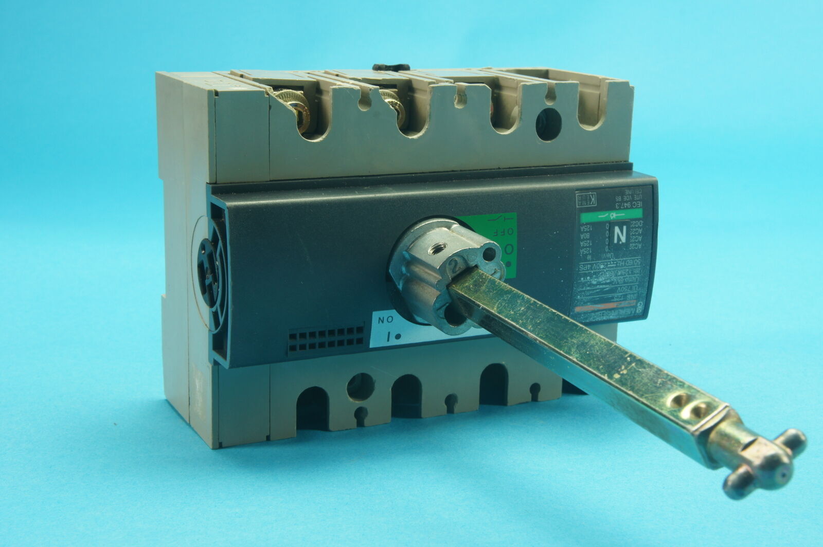 Merlin Gerin interpact INS125 125A 4-pole disconnector switch (AS IS ...