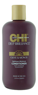 CHI Deep Brilliance Olive & Monoi Optimum Moisture Conditioner 12fl oz ...