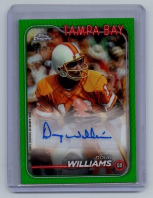 2024 Topps Chrome #BA-DWI Doug Williams Autograph Variation Green /99 ...