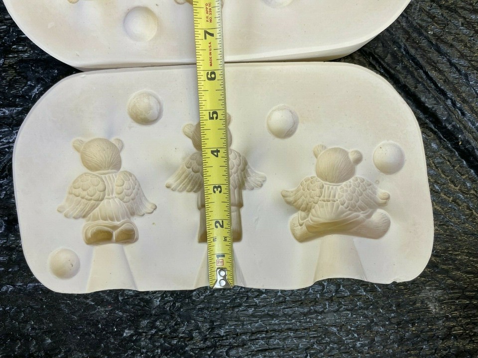VINTAGE KIMPLE CERAMIC MOLD #2607 THREE ANGEL BEARS | eBay
