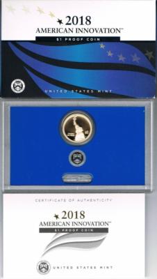 2018 S PROOF AMERICAN INNOVATION DOLLAR - MINT PACKAGING W/COA | eBay