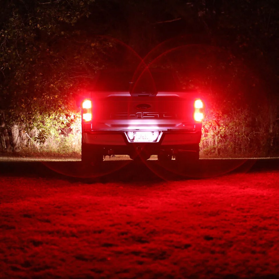 2x LED Brake Stop Tail Light Bulbs Red 1157 7528 2357 2057 12499 BAY15D ...