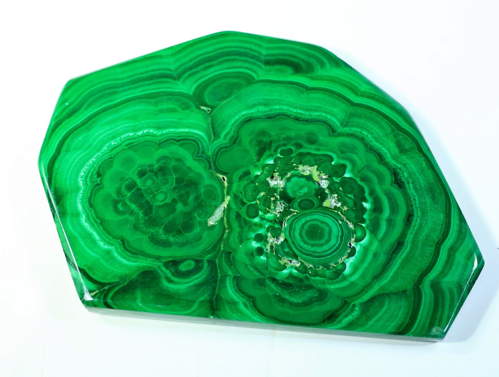 679 CT NATURAL FLOWER PLUME FIRE MALACHITE POLISH TILE UNTREATED ...