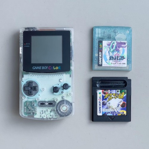 Game Boy Color Clear Pokemon Crystal Card Gb | eBay