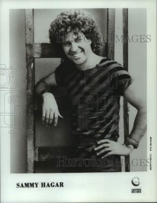 1983 Press Photo Sammy Hagar, Singer - nop32916 | eBay