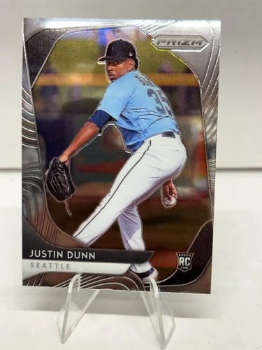2020 Panini Prizm Baseball Card #44 Justin Dunn RC Seattle Mariners | eBay