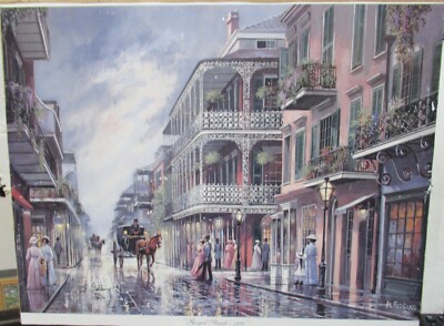 AL FEDERICO "ROYAL STREET" LIMITED EDITION HAND SIGNED OFFSET ...