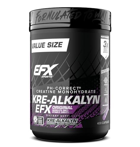 Kre-Alkalyn EFX | pH Correct Creatine Monohydrate Pill Supplement ...