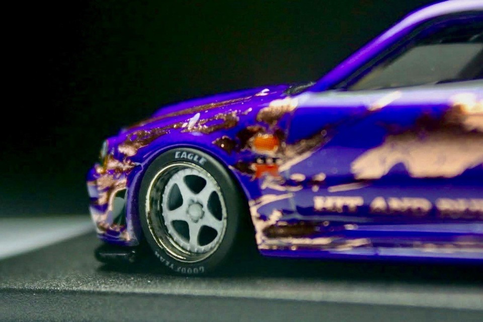 Hot Wheels Nissan GT-R R34 Skyline Candy Purple CUSTOM MADE | eBay