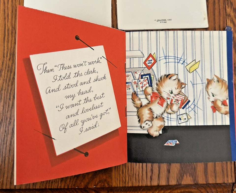 3 Vintage HALLMARK Military Greeting and Birthday Cards from WW2 ...