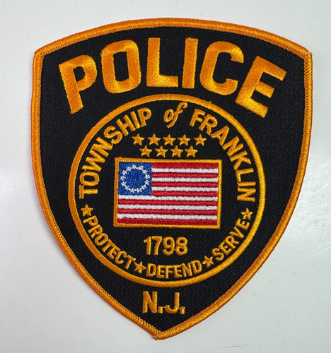 Franklin Township Police New Jersey NJ Patch B5b | eBay