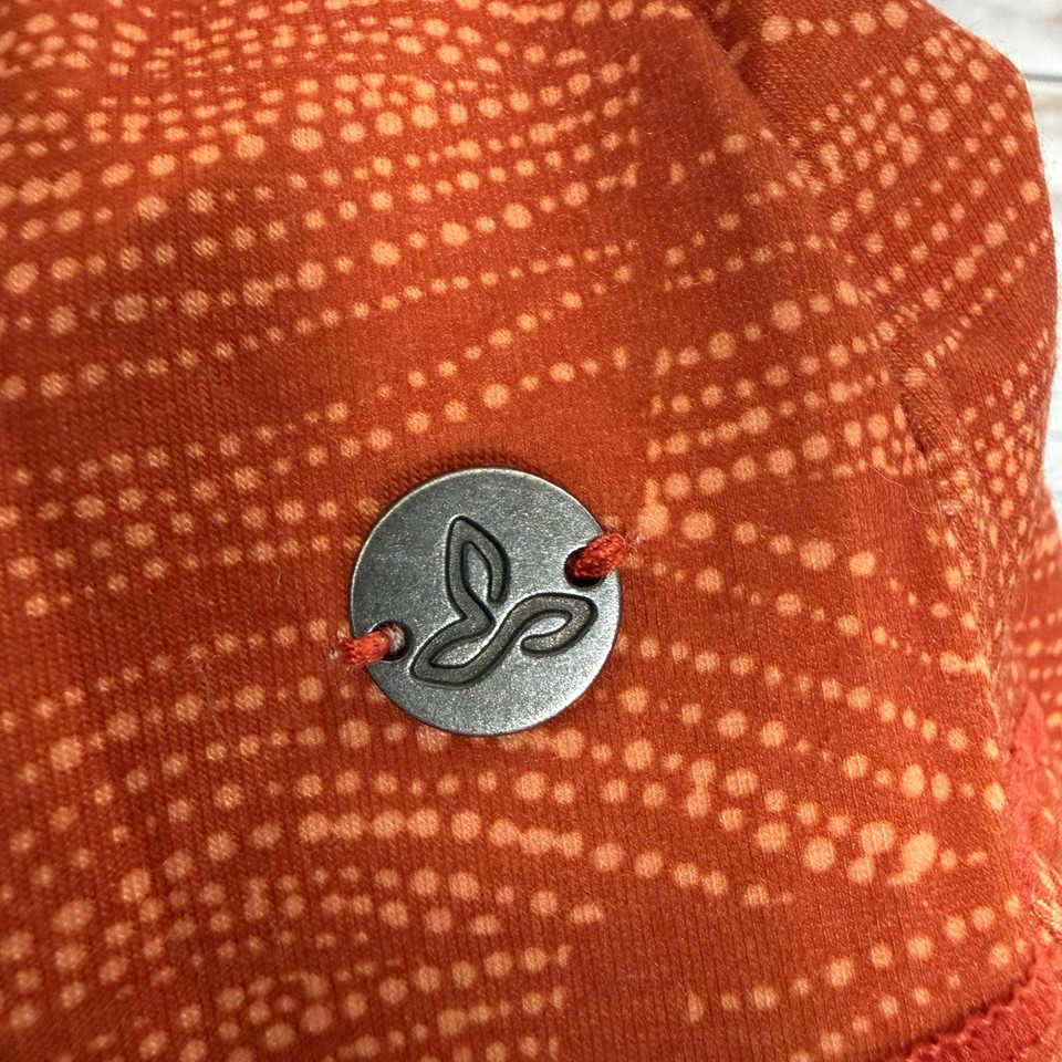 PRANA Women's XL Skypath Tank Dress Orange Back Cut Out Knee Length ...