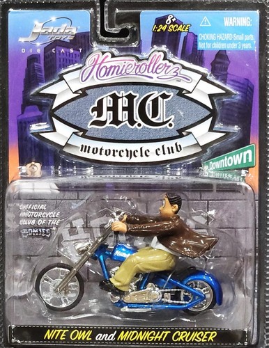 Homie Rollerz MC Motorcycle Club Nite Owl and Midnight Cruiser 1:24 ...