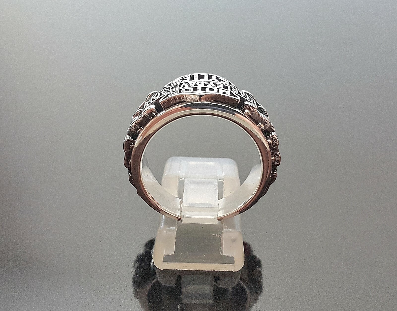 925 Sterling Silver Motor CYCLES Biker Rocker RING Exclusive Pre-owned ...