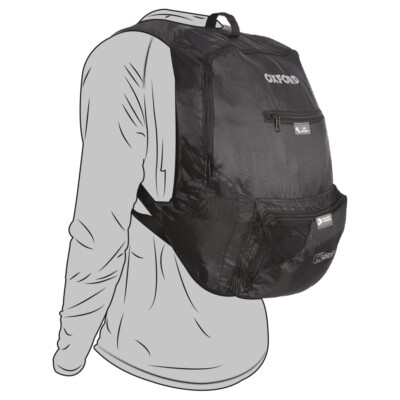 Oxford X Handy Sack Motorcycle Motorbike Backpack Rucksack Black (OL858 ...