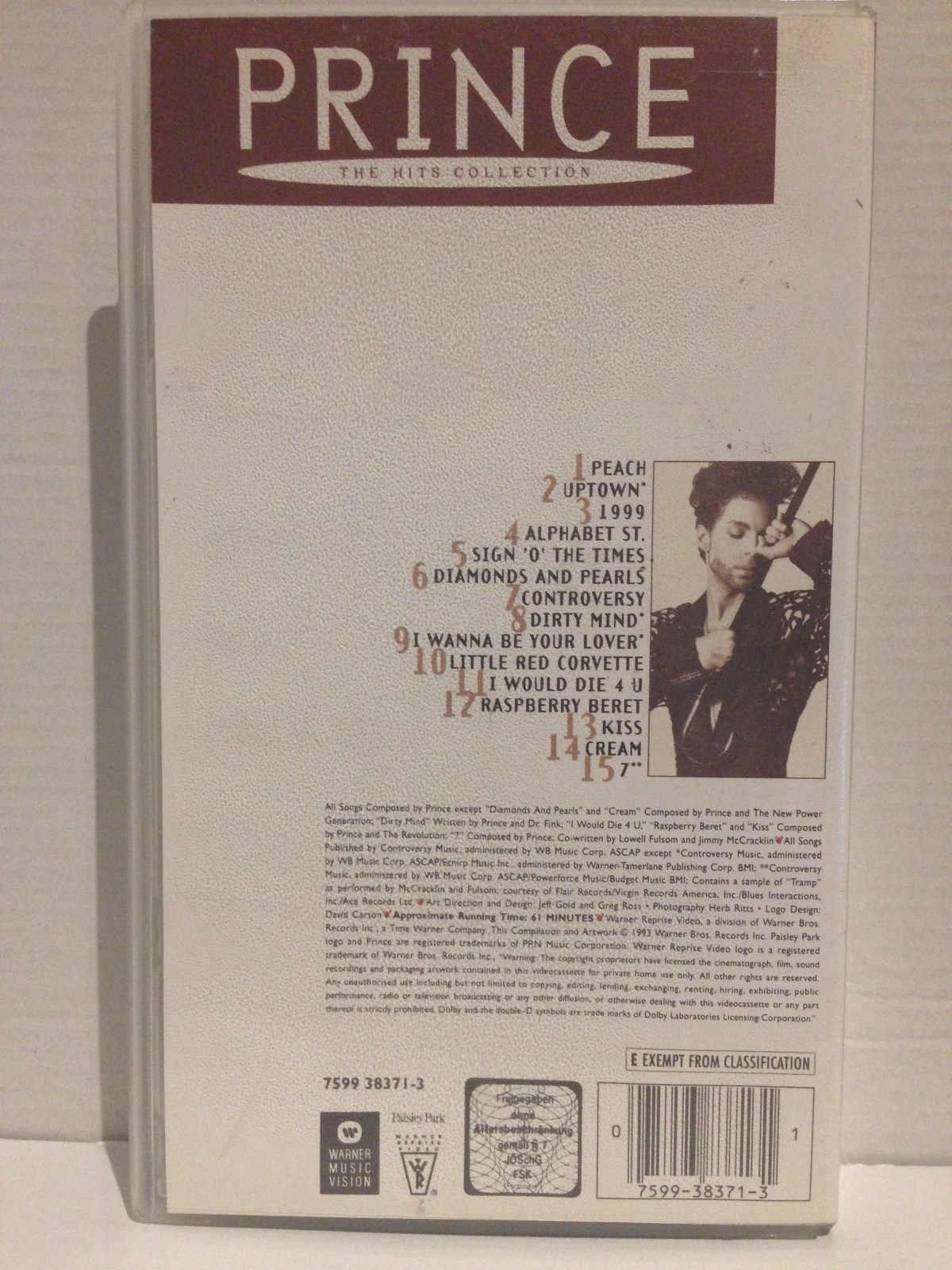 PRINCE ~ THE HITS COLLECTION ~ RARE VHS PAL VIDEO | eBay Australia
