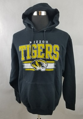 Mizzou MU University of Missouri Tigers Russell Black Sweatshirt Hoodie ...