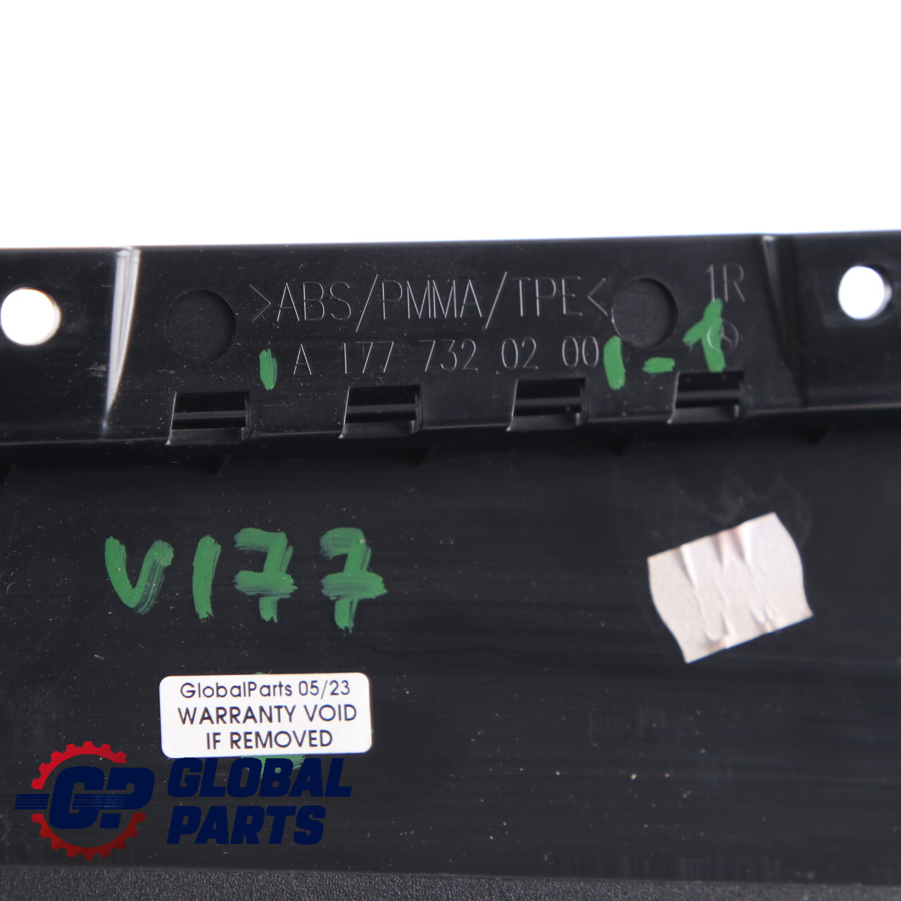 Mercedes W177 Finisher Window Pillar Cover Rear Right O/S High Gloss ...