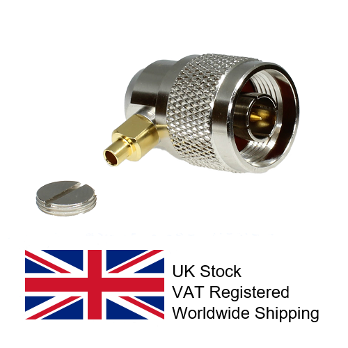 N Type Right-Angled Solder Plug RG405/SR 0.085" | eBay UK