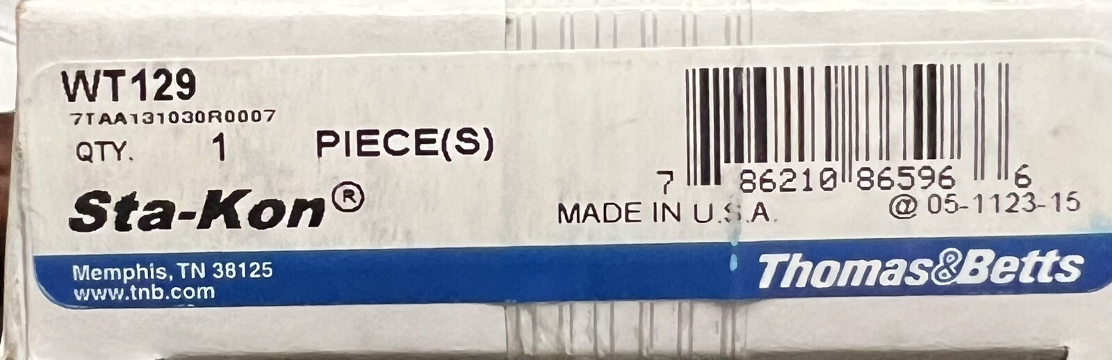 Thomas & Betts WT129 Sta-Kon Manual Crimp Tool