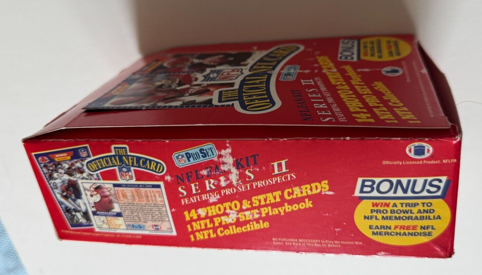 1989 Pro Set NFL Football Series 2 UNOPENED 14 New Card 36 Sealed Pack ...