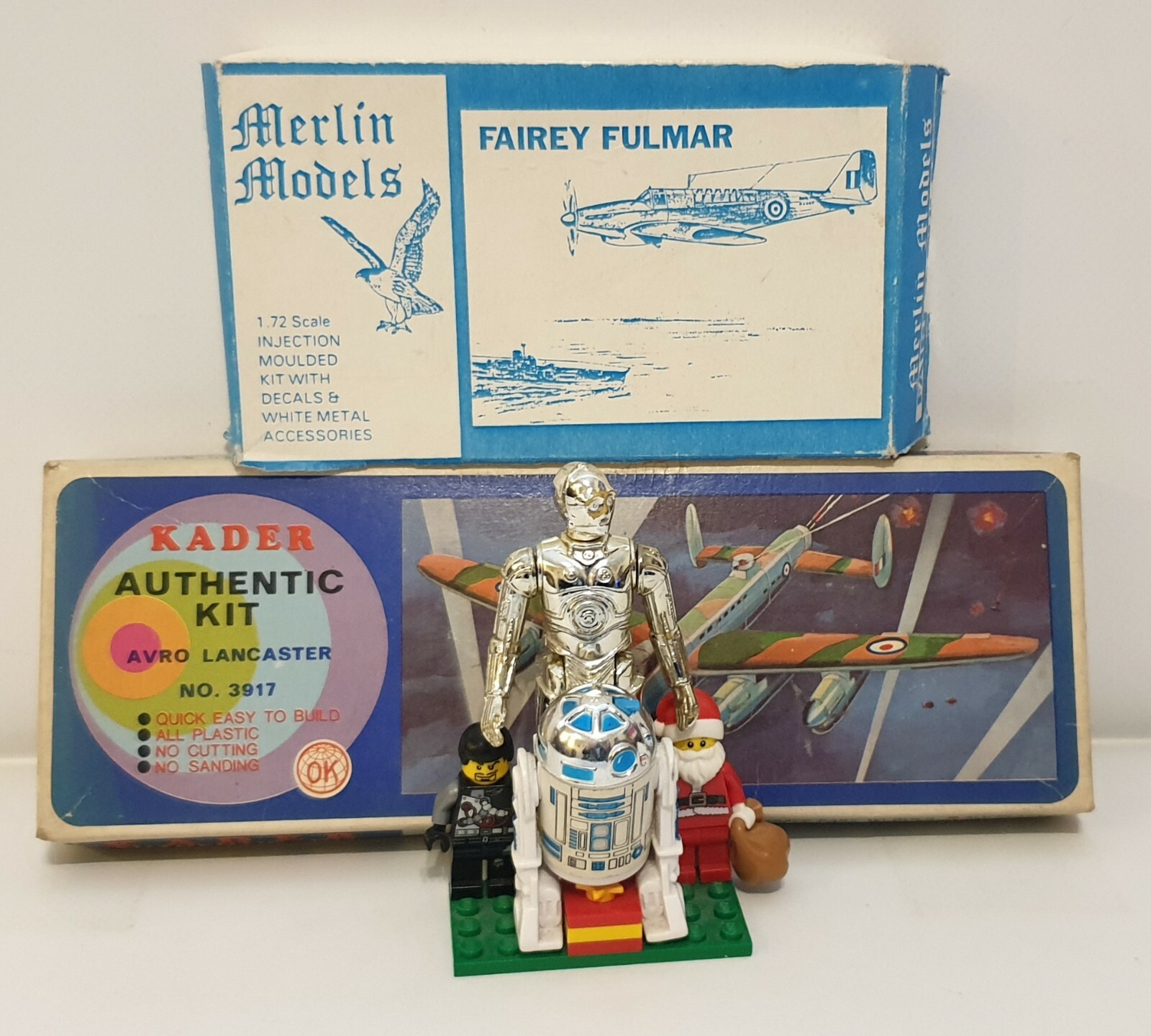 AVIATION : AVRO LANCASTER BY KADER & FAIREY FULMAR BY MERLIN MODEL KIT ...