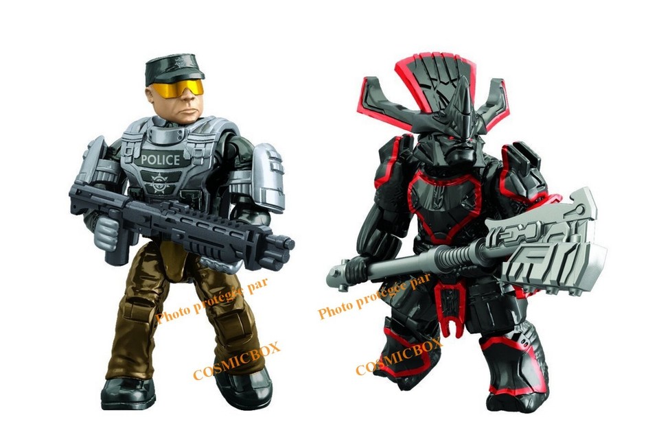 Mega Bloks - HALO Police Cruiser Standoff - 224 Pcs - car with two ...