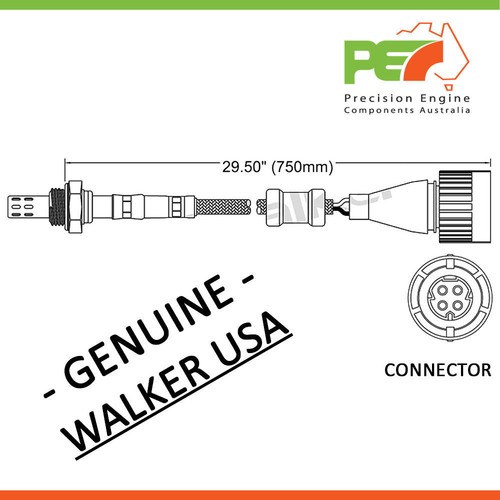 New * WALKER USA * Oxygen Sensor O2 For BMW 318i 520i 525i E30 E34 1.8L ...