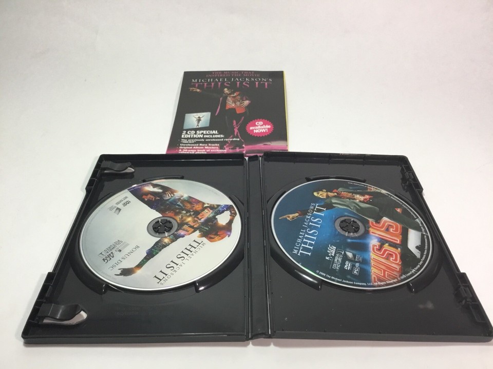Michael Jacksons This Is It (DVD, 2010) Exclusive Limited Edition 2 ...