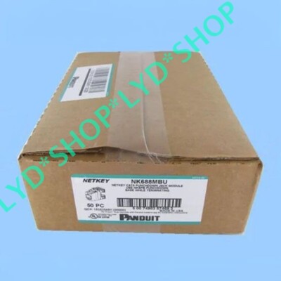 50PCS/Box New NK688MBU Category 6 Unshielded Jack Module Blue | eBay