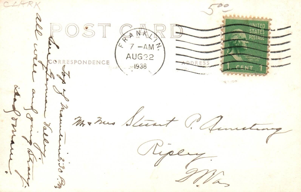 Seneca Rocks Pendleton Co. W. Va. Real Photo Vintage 1938 Postcard | eBay