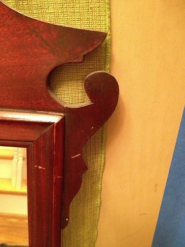 Mirror antique Mahogany Federal style handmade 11Pix. VA Local Pickup ...