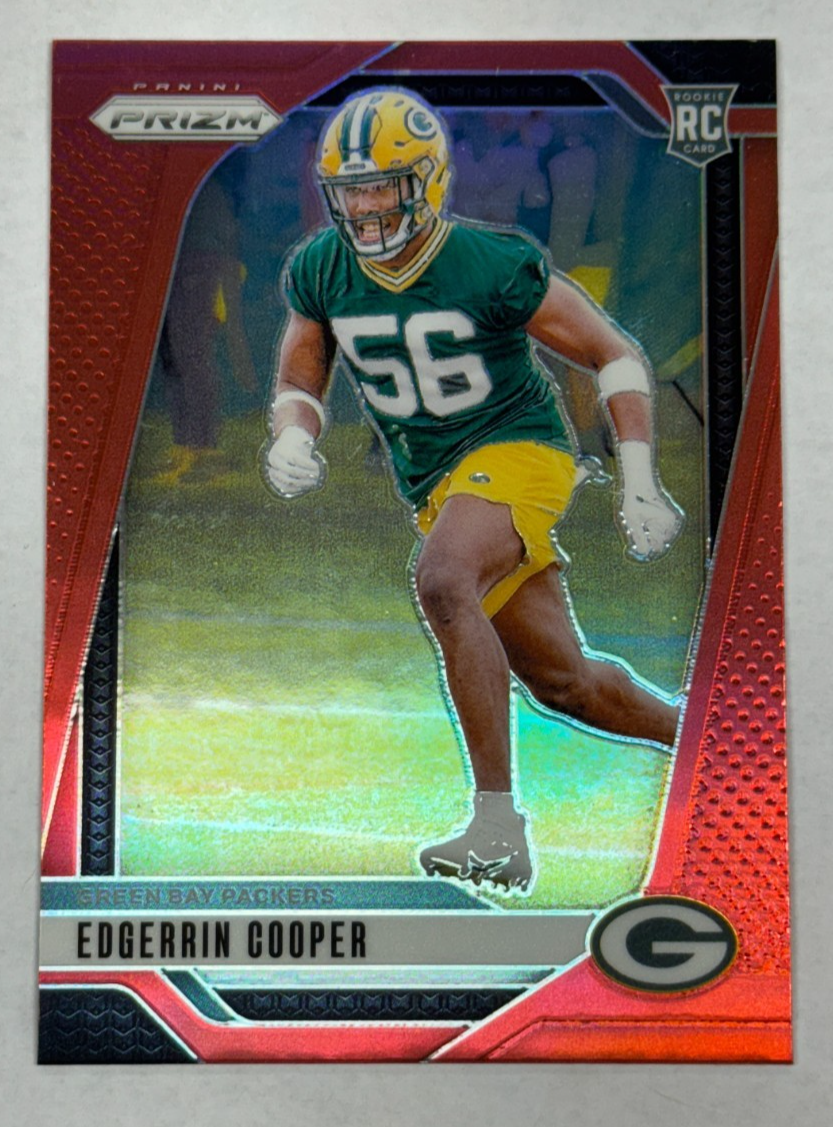 Edgerrin Cooper Rookie 2024 Panini Prizm Football #331 Green Bay ...