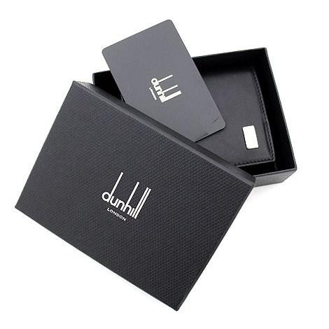 Dunhill Authentic Sidecar Coin Case Men's Coin Purse Black High Quality ...