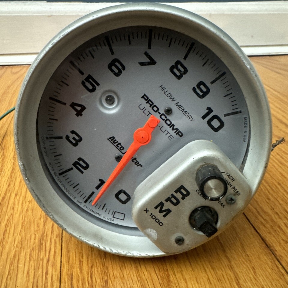 Autometer Pro Comp Ultra Lite Hi-Low Memory Tachometer 5” | eBay