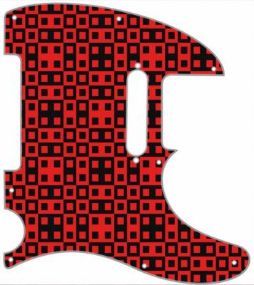 Telecaster Guitar Pickguard Graphic Custom fit Fender 8 Hole Pop Art ...