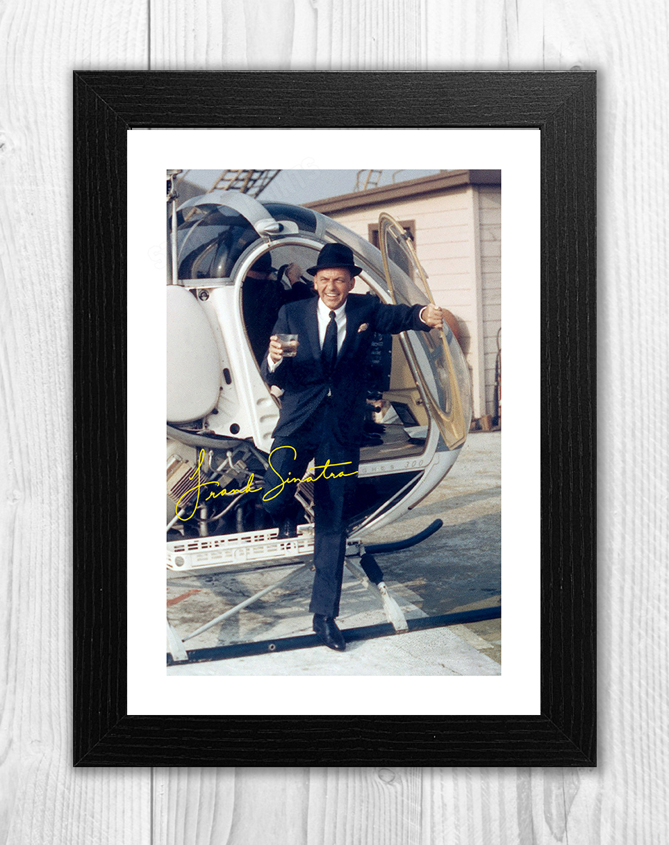 Frank Sinatra 4 A4 reproduction autograph picture poster choice of ...