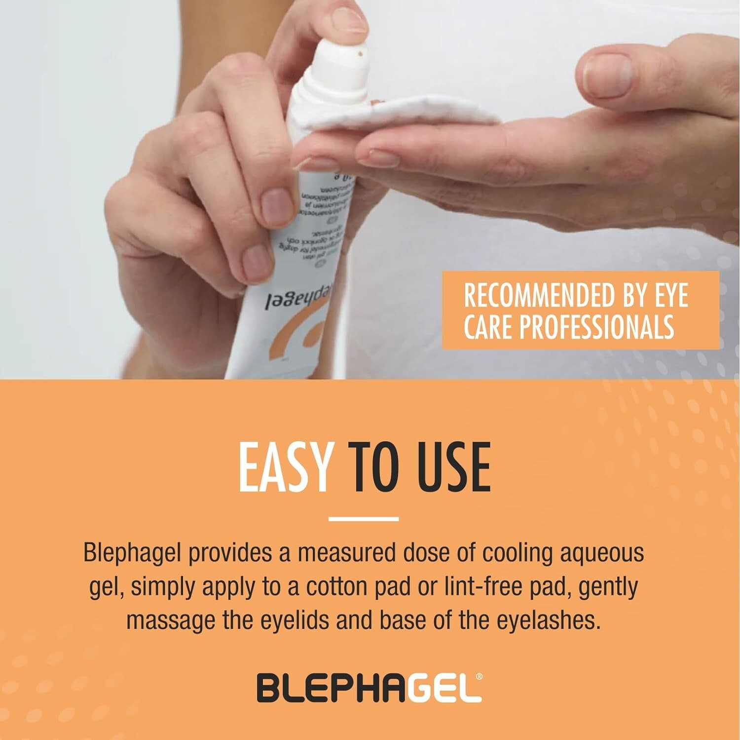 Blephagel Daily Eyelid Cleansing Soothing Sterile Gel - Preservative ...