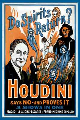 HARRY HOUDINI 8X12 METAL SIGN MAGICIAN HALLOWEEN HAUNTED HOUSE ...