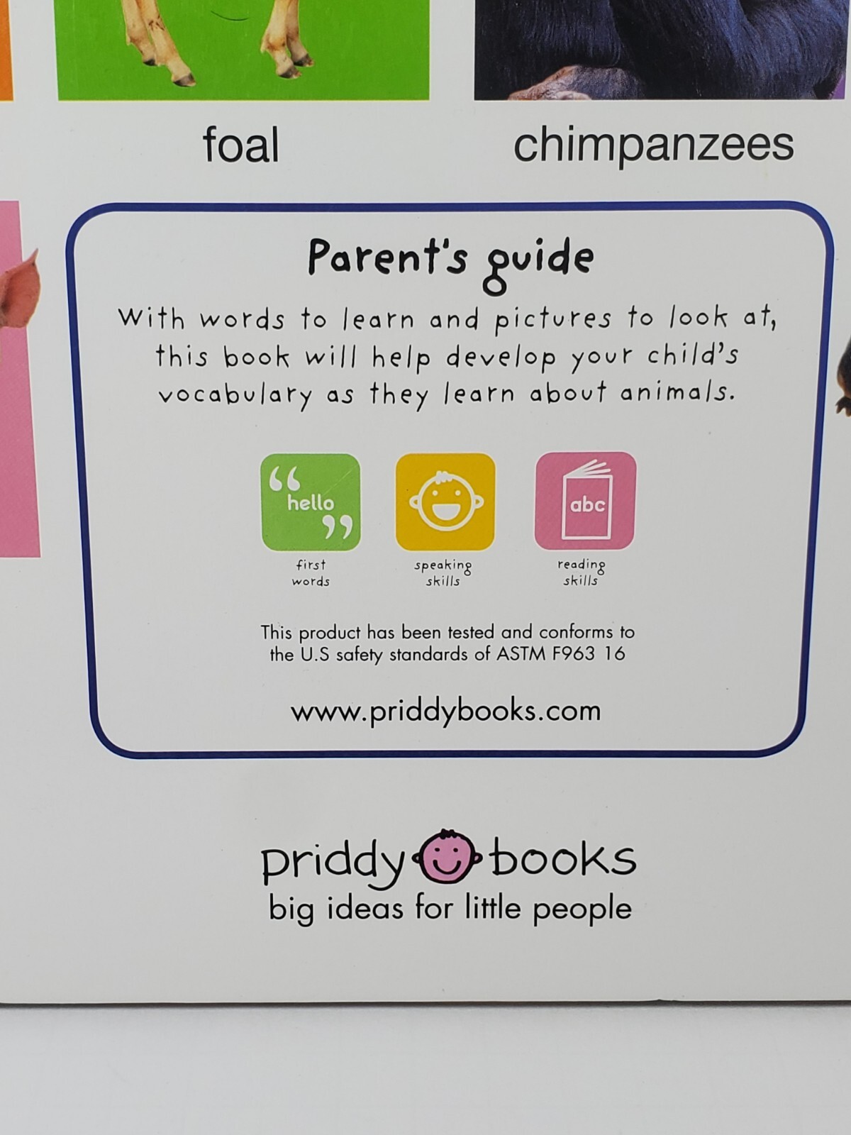 My Big Board Bks.: My Big Animal Book by Roger Priddy (2011, Children's ...