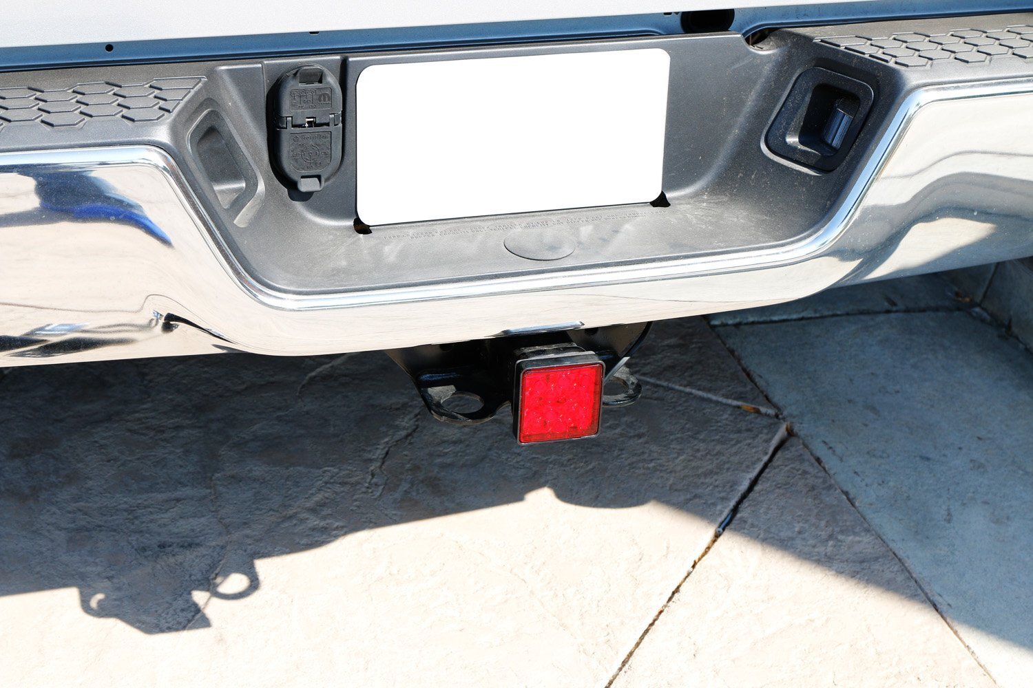 Red Lens 15-LED Brake Light Trailer Hitch Cover Fit Towing & Hauling 2 ...