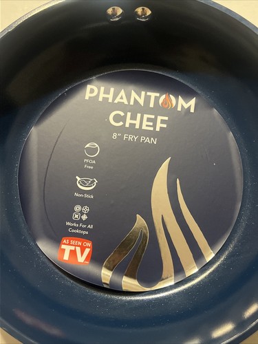 Phantom Chef 8” Inch Non Stick Fry Pan Aluminum Blue 850016949110| eBay