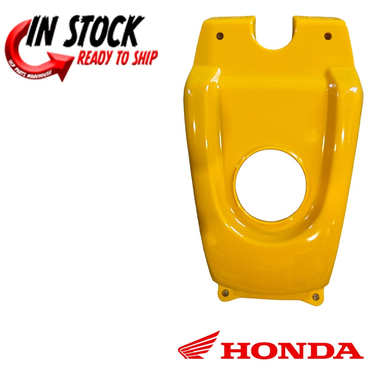 HONDA FUEL GAS TANK COVER YELLOW 99-2007 TRX400EX GENUINE OEM 83700-HN1-000ZB | eBay
