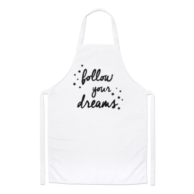 Follow Your Dreams Chefs Apron - Inspirational Quote Cooking | eBay ...
