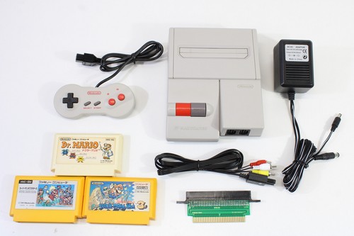 Nintendo AV New Famicom Console Controller AC AV FC-to-NES Japan Dr ...