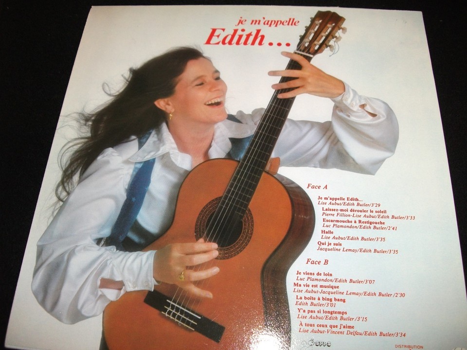 EDITH BUTLER EDITH BUTLER LP Vinyl~Canada Pressing SPPS PS-19916 | eBay