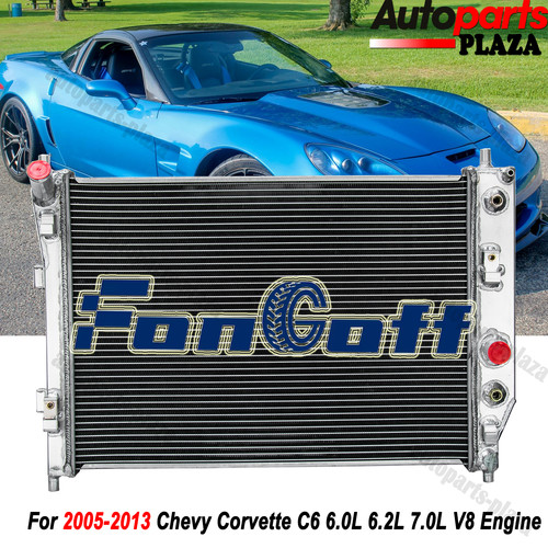 For 2005-13 Chevy Corvette C6 6.0L/6.2L 7.0L V8 Engine 2 Row Aluminum ...