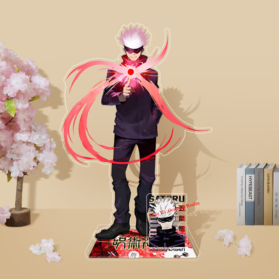 Anime Jujutsu Kaisen Satoru Gojo Stand Establish Brand Figure Acrylic ...